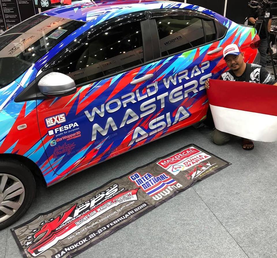 KPPS Indonesia Sukses Meraih Juara di World Wrap Masters Asia WWMA 2019 – Dunia Warna Stiker