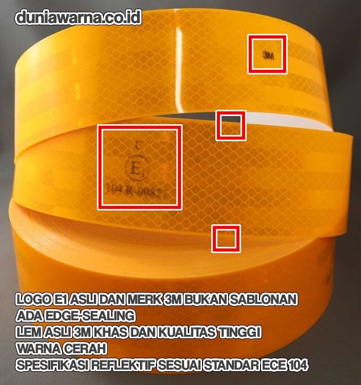 Cara Membedakan Produk Reflektor 3M 983 Diamond Original Dengan 3M ...