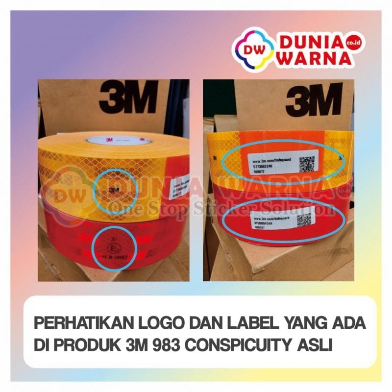 Cara Membedakan Produk Reflektor 3M 983 Diamond Original Dengan 3M ...