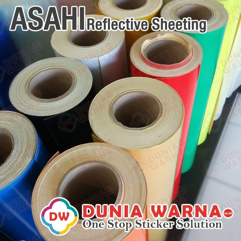Stiker Reflektif Asahi – Dunia Warna Stiker